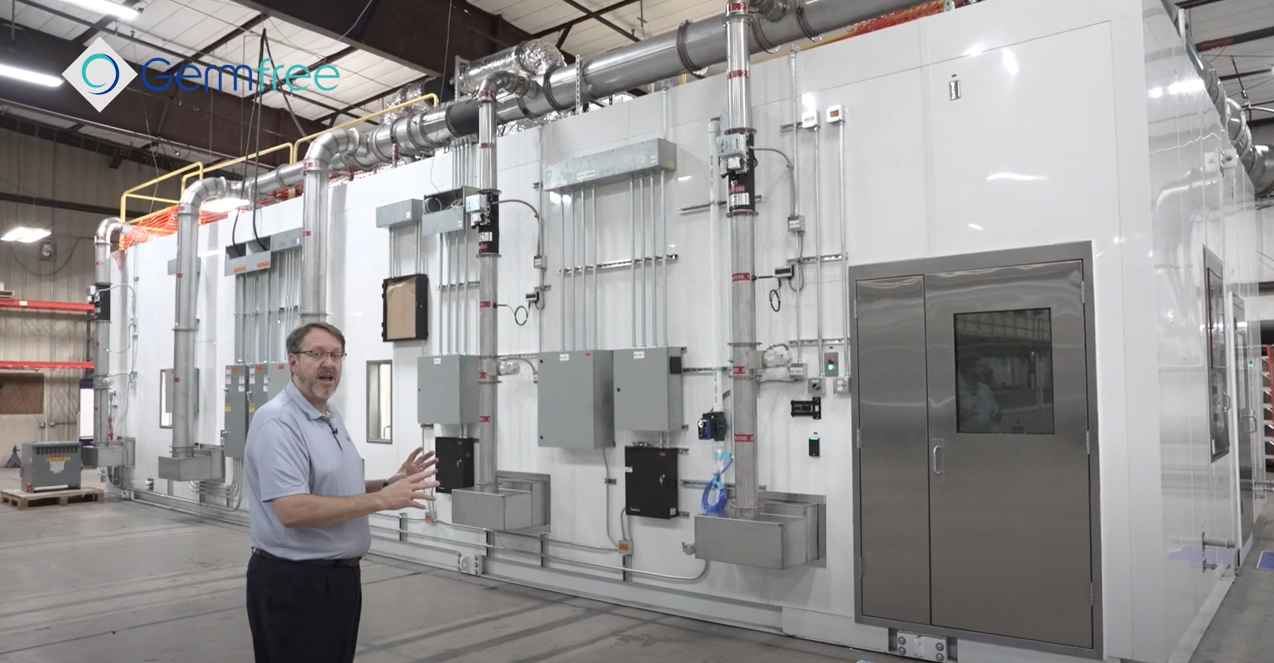 Germfree's BSL-3 cGMP Modular Facility Tour - Germfree