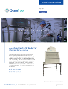 Powder Weigh Hood Brochure - Germfree